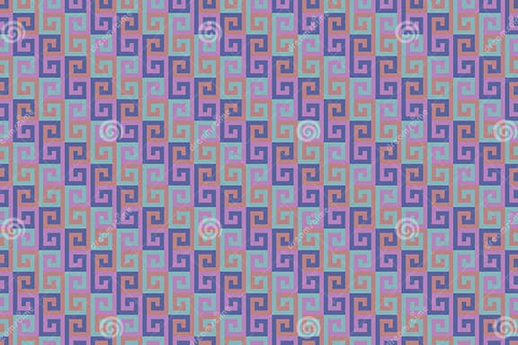 Interlocking Shapes Pattern Background Stock Illustration ...