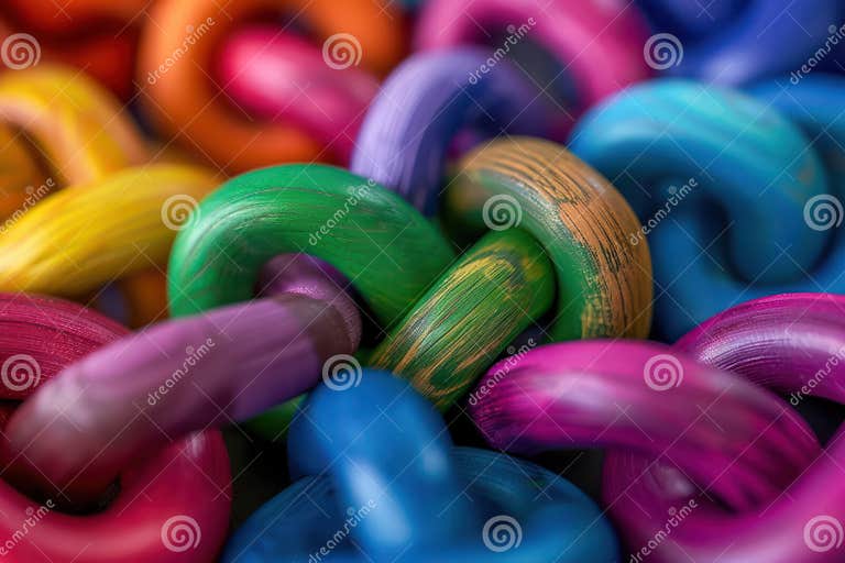 Interlocking Shapes Symbolize Collaboration, Teamwork, and Shared Goals ...