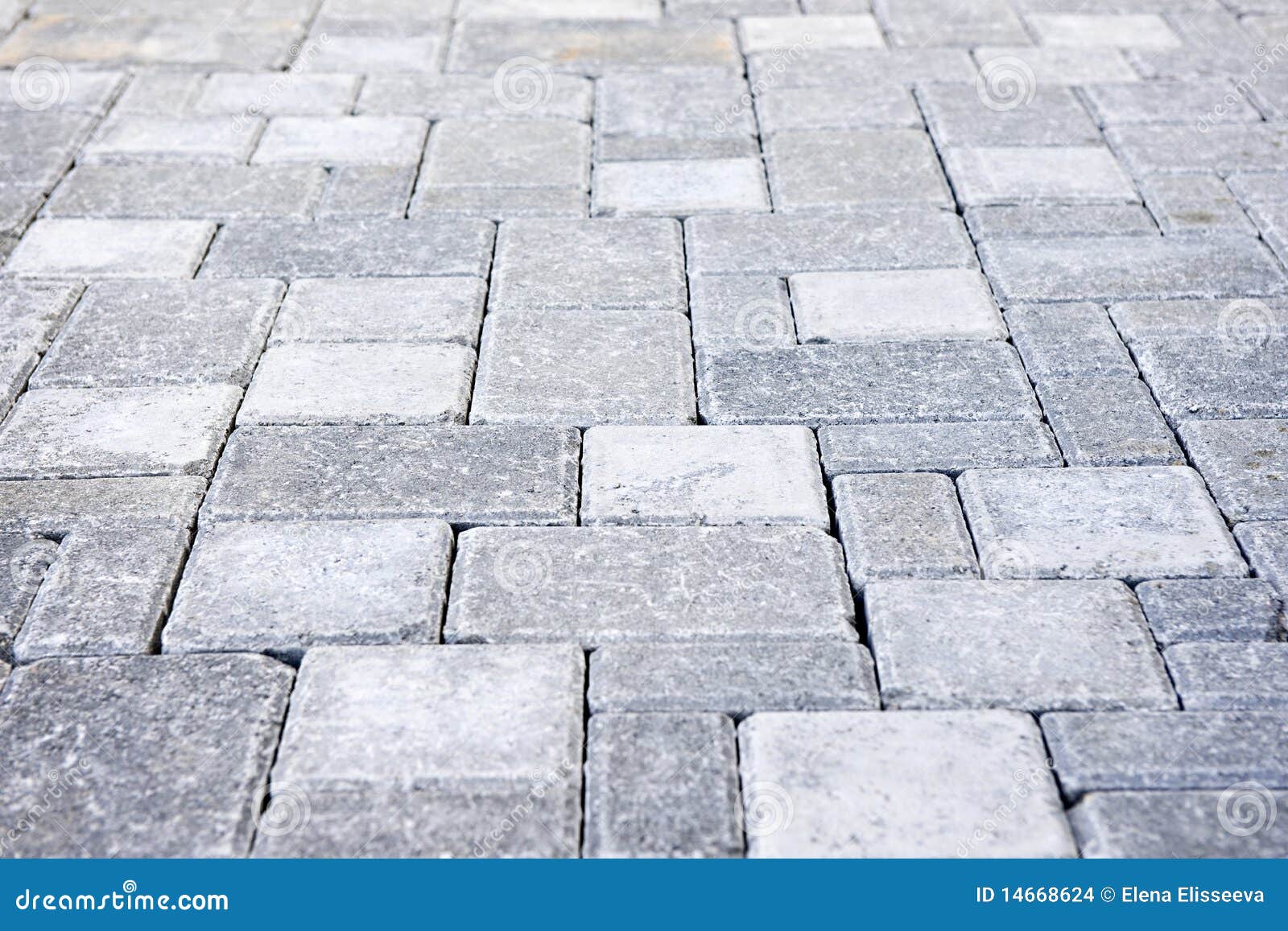 Interlocking Stone Driveway Stock Photo - Image of blocks, brick: 14668624