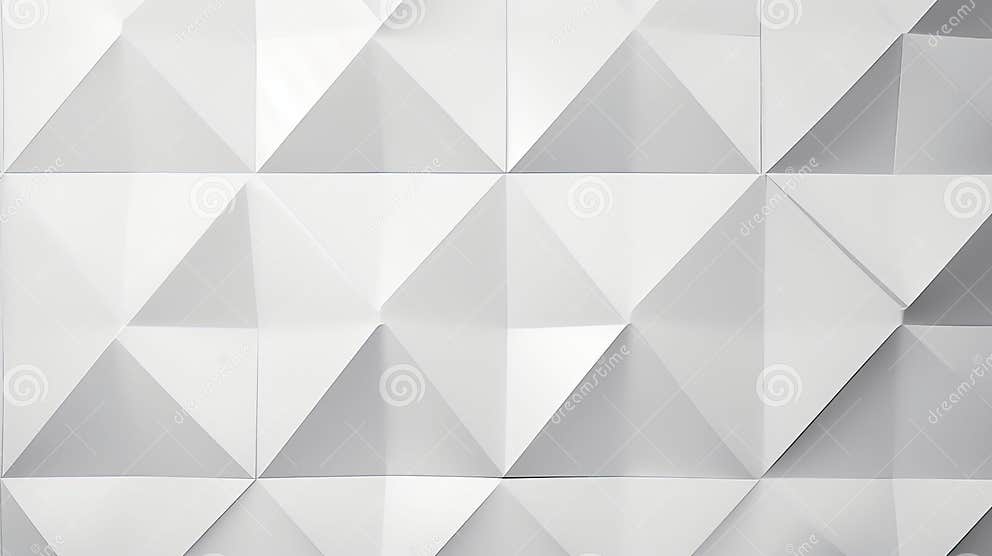 Interlocking White Gray Geometric Background Stock Illustration ...