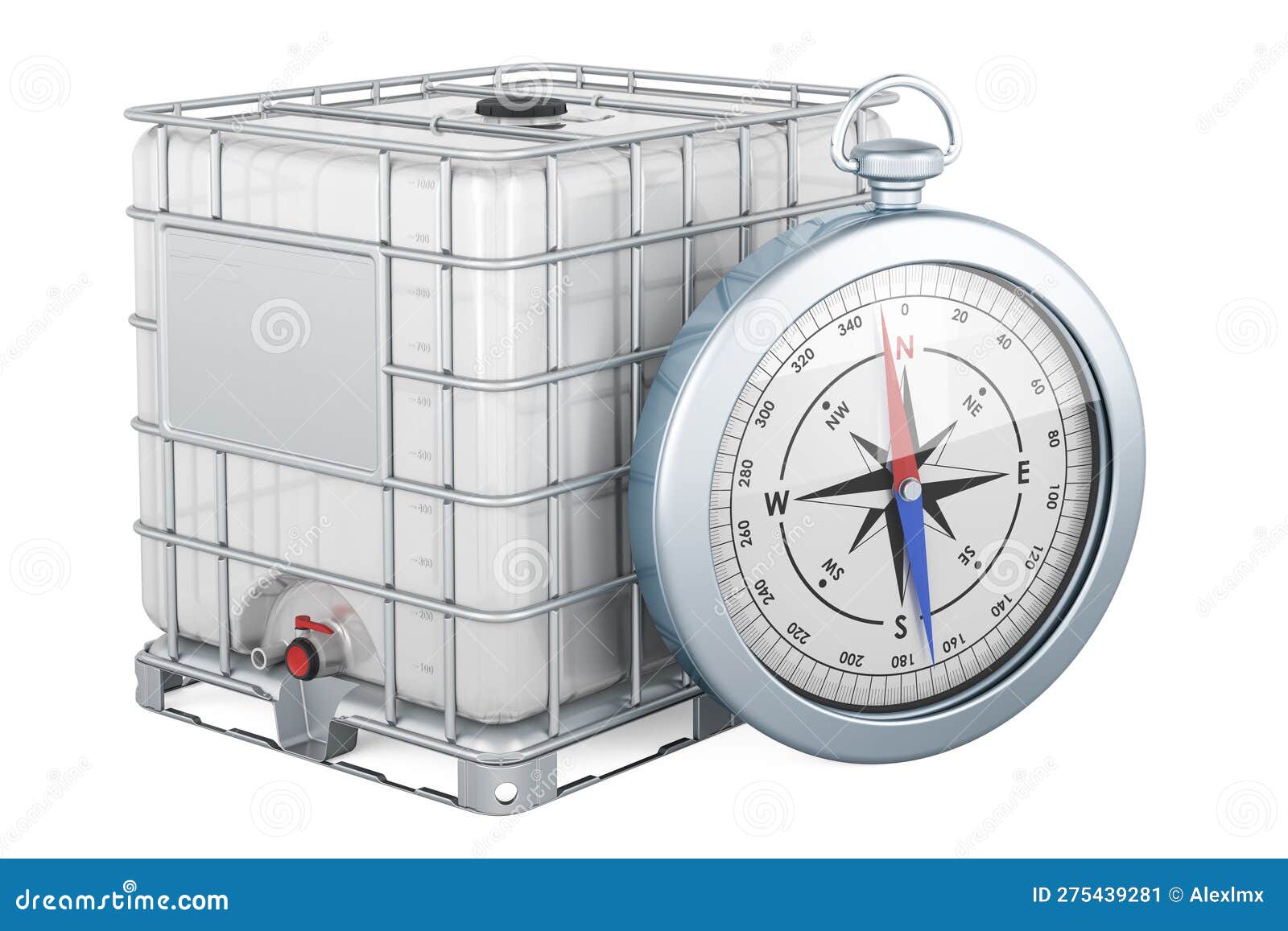 IBC Intermediate Bulk Container Tank For Liquids Fluid Water Storage ...