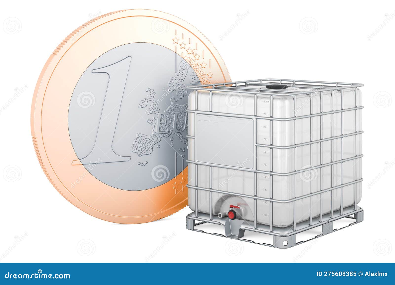 IBC Intermediate Bulk Container Tank For Liquids Fluid Water Storage ...