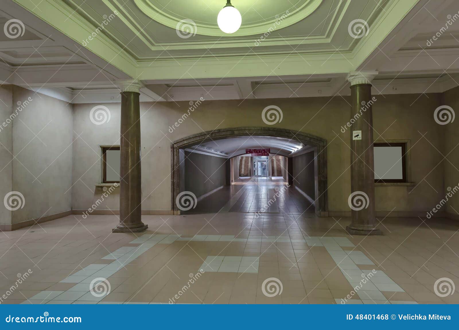 Intermediate Hall in Railway Station Ruse Stock Photo - Image of globe ...