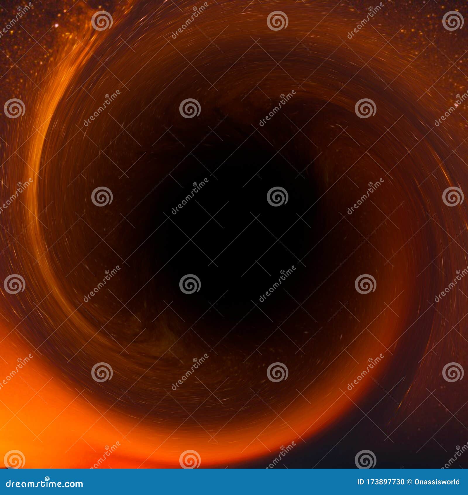 Intermediate - Mass Black Hole Stock Illustration - Illustration of ...