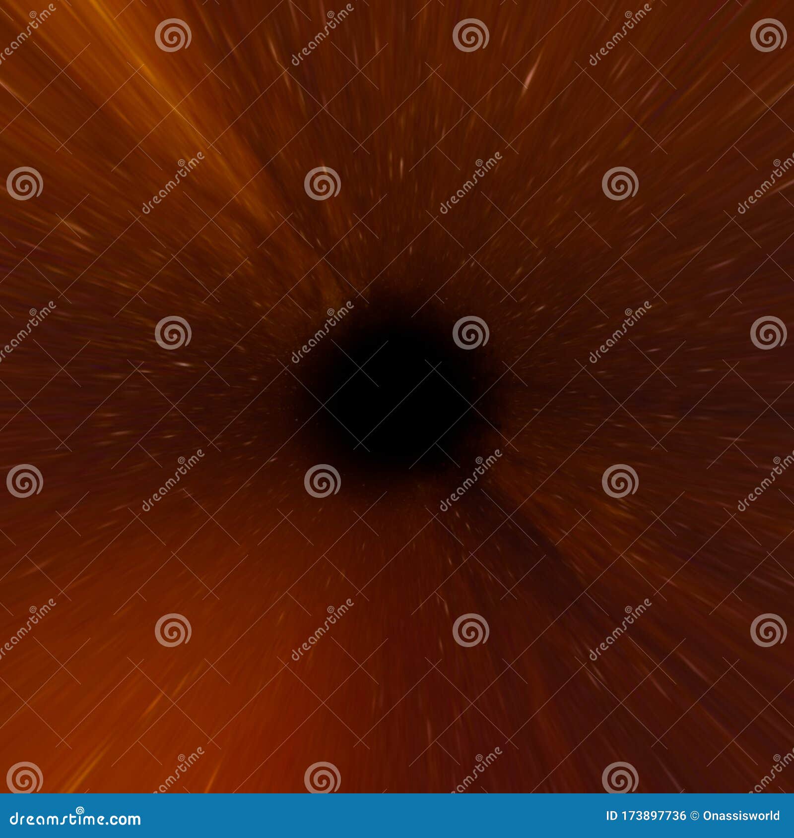 Intermediate - Mass Black Hole Stock Illustration - Illustration of ...