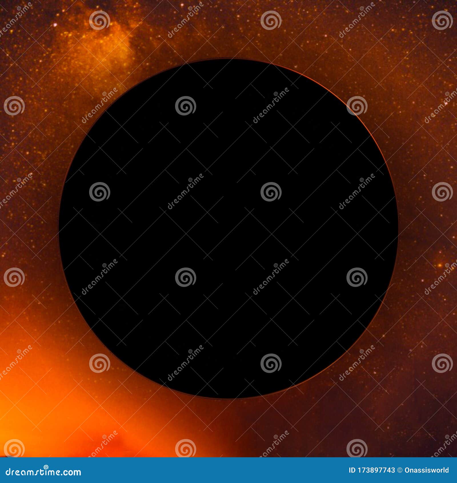 Intermediate - Mass Black Hole Stock Illustration - Illustration of ...