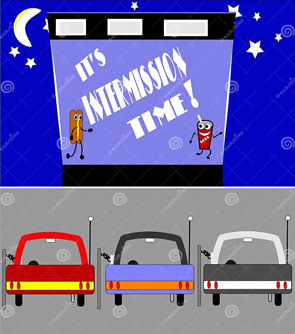 Intermission time stock illustration. Illustration of moon - 20332157