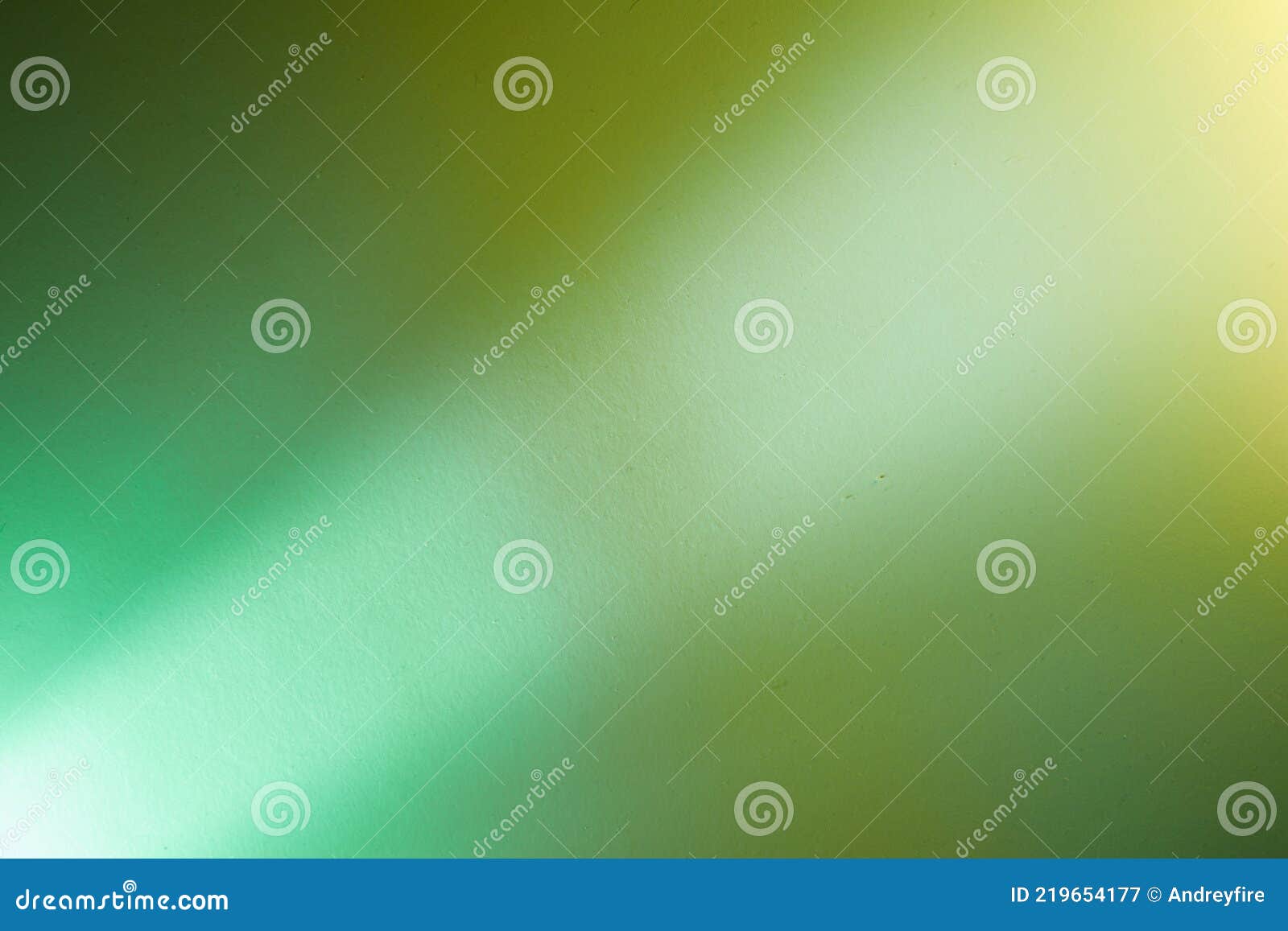 Intermittent Light Green Ray of Light with the Transition To a Yellow ...