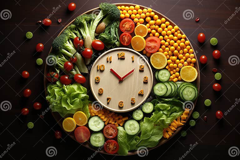 Intermittent Nutrition Timepiece: a Clock Surrounded by an Array of ...