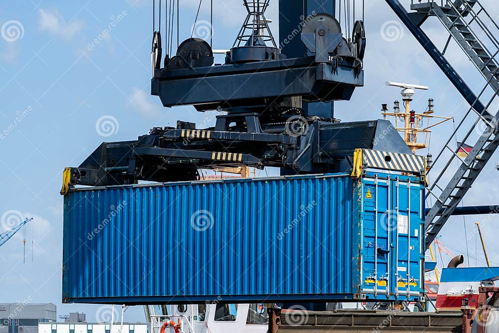 Intermodal container stock photo. Image of harbor, intermodal - 252250350