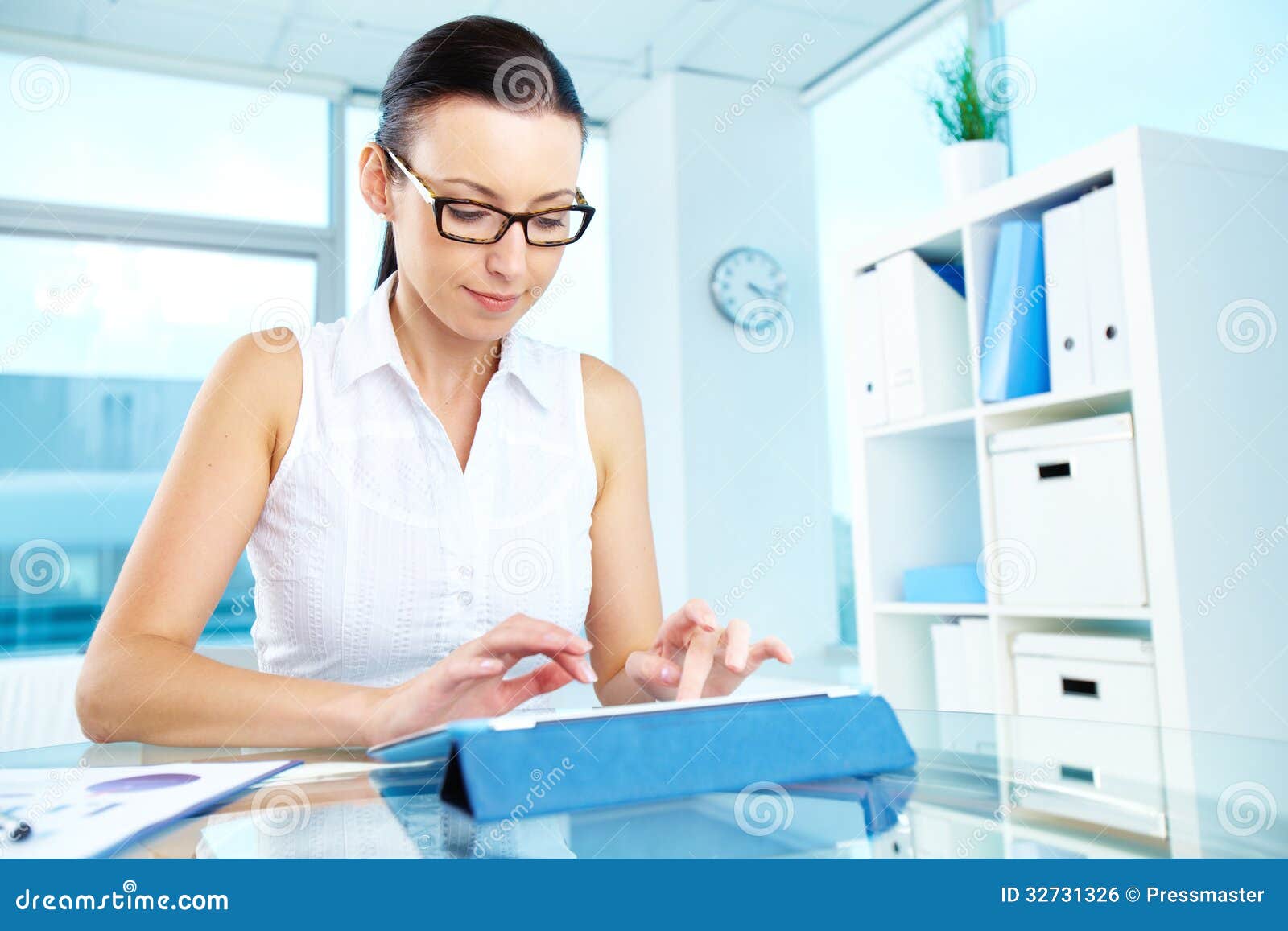 Intern at work stock photo. Image of lovely, person, confident - 32731326
