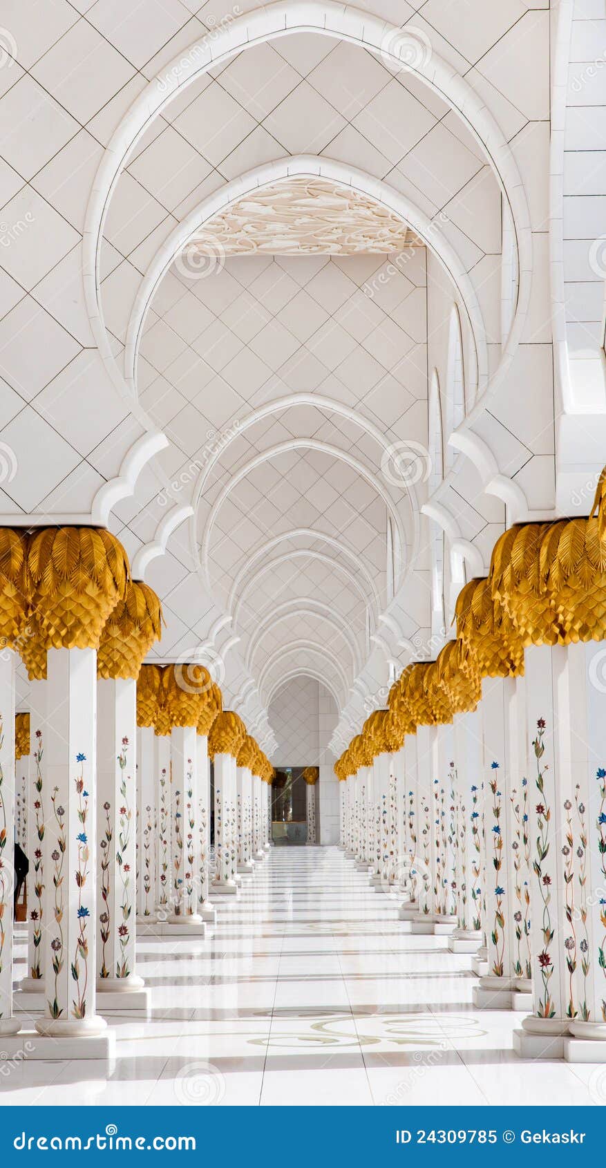 Internal Arches in the Mosque Stock Image - Image of interior, monument ...