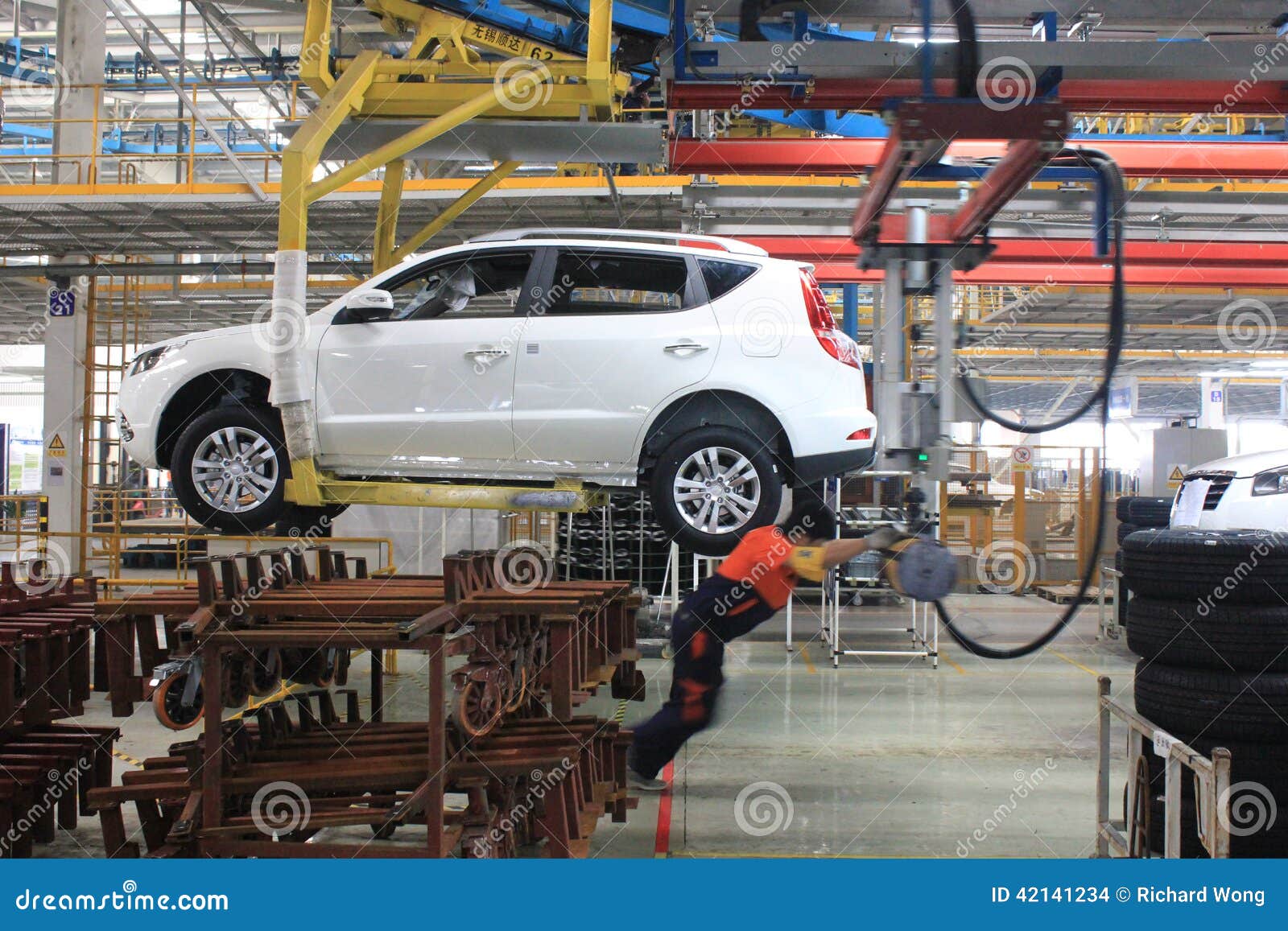 Internal Of The Assembly Plant Editorial Image | CartoonDealer.com ...