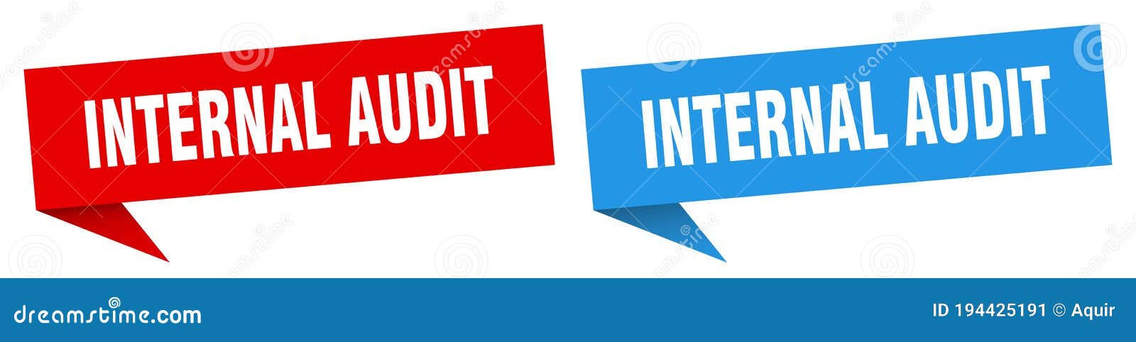 Internal Audit Banner. Internal Audit Speech Bubble Label Set Stock ...