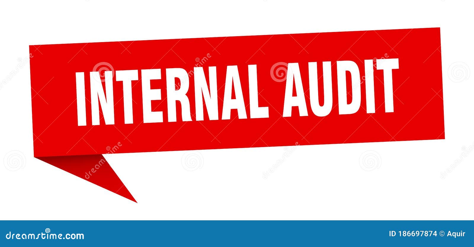 Internal Audit Banner. Internal Audit Speech Bubble Stock Vector ...