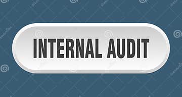 Internal Audit Button. Rounded Sign on White Background Stock Vector ...