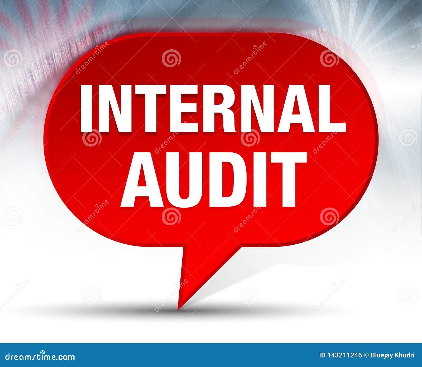 Internal Audit Red Bubble Background Stock Illustration - Illustration ...