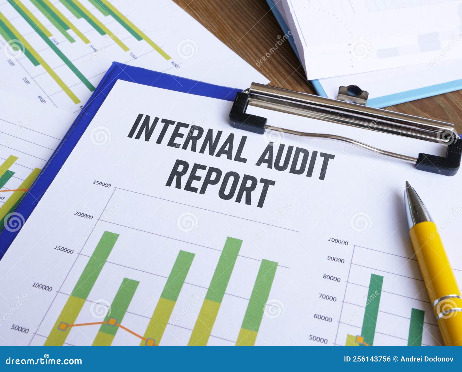 Internal Audit Report is Shown Using the Text Stock Photo - Image of ...