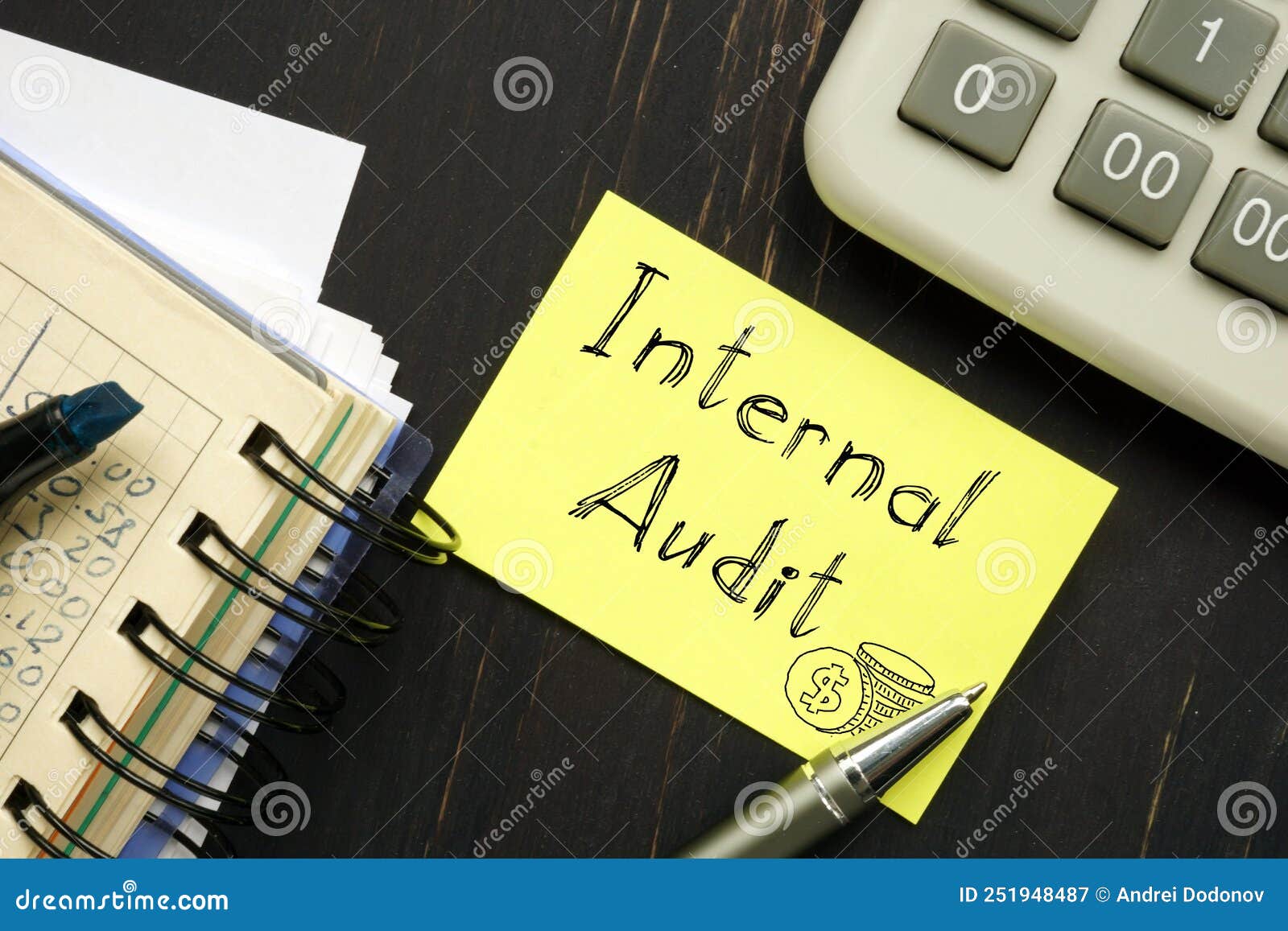 Internal Audit is Shown Using the Text Stock Image - Image of process ...