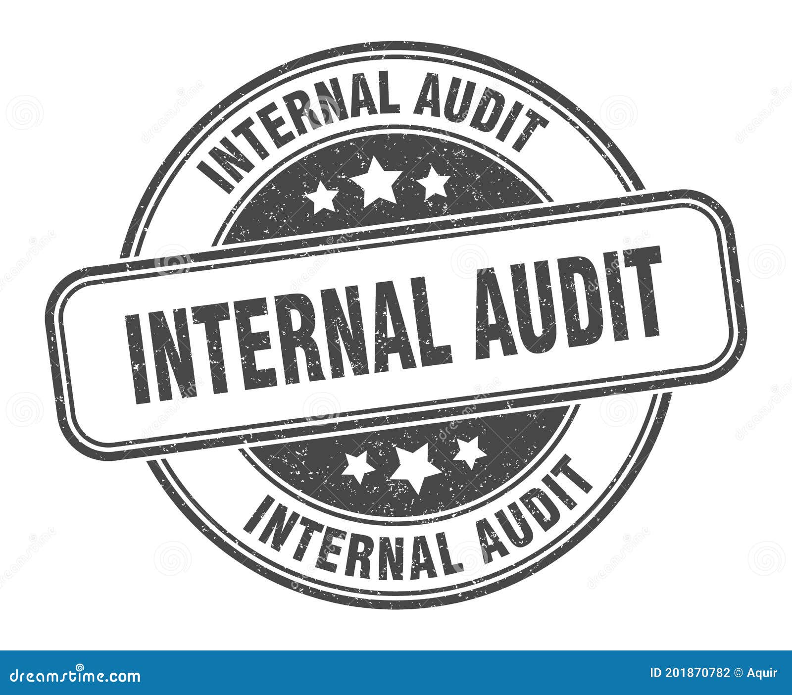 Internal Audit Stamp. Internal Audit Label. Round Grunge Sign Stock ...