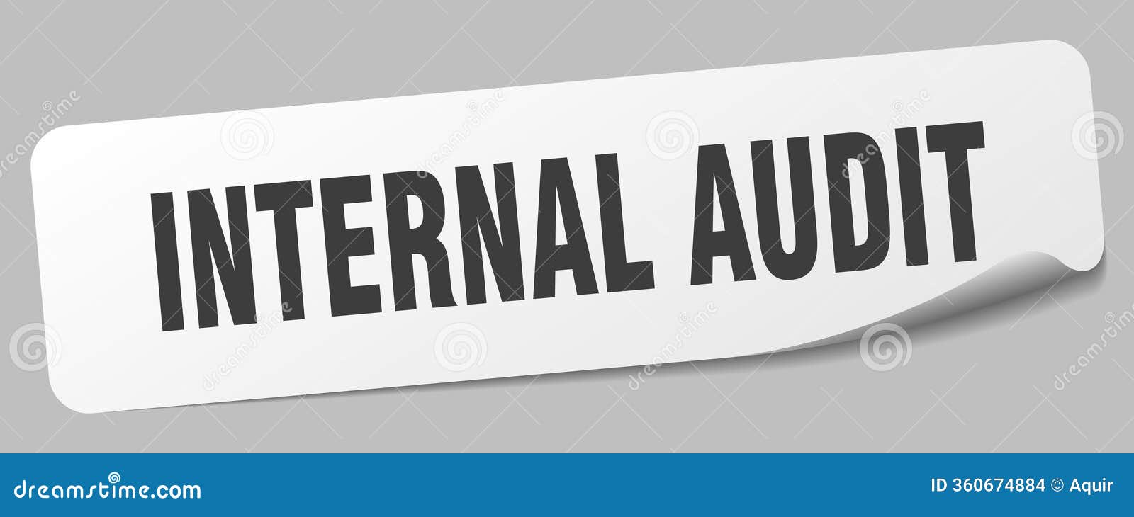 Internal Audit Sticker. Internal Audit Label Stock Vector ...