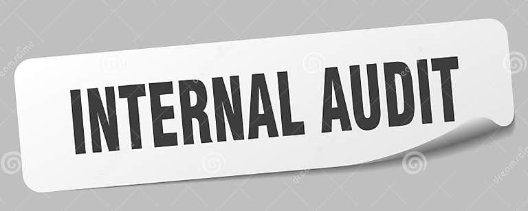 Internal Audit Sticker. Internal Audit Label Stock Vector ...