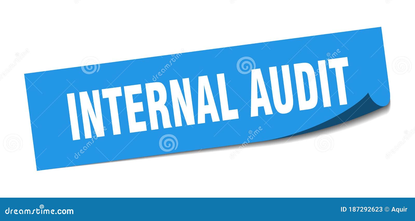 Internal Audit Sticker. Internal Audit Square Isolated Sign Stock ...