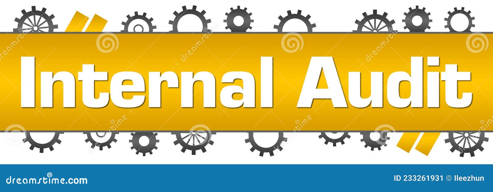 Internal Audit On Wooden Blocks. Cross Processed Image With Business ...