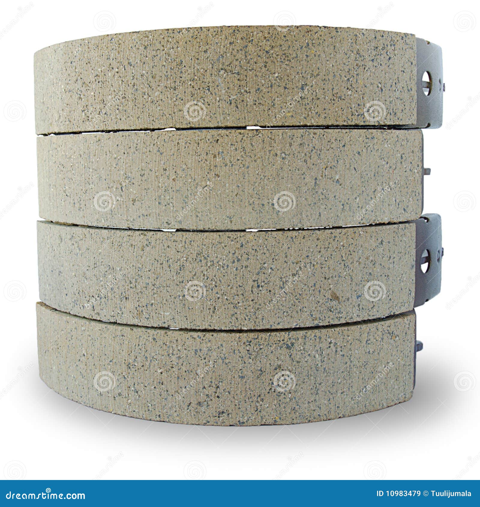 Internal brake shoes stock image. Image of maintenance - 10983479