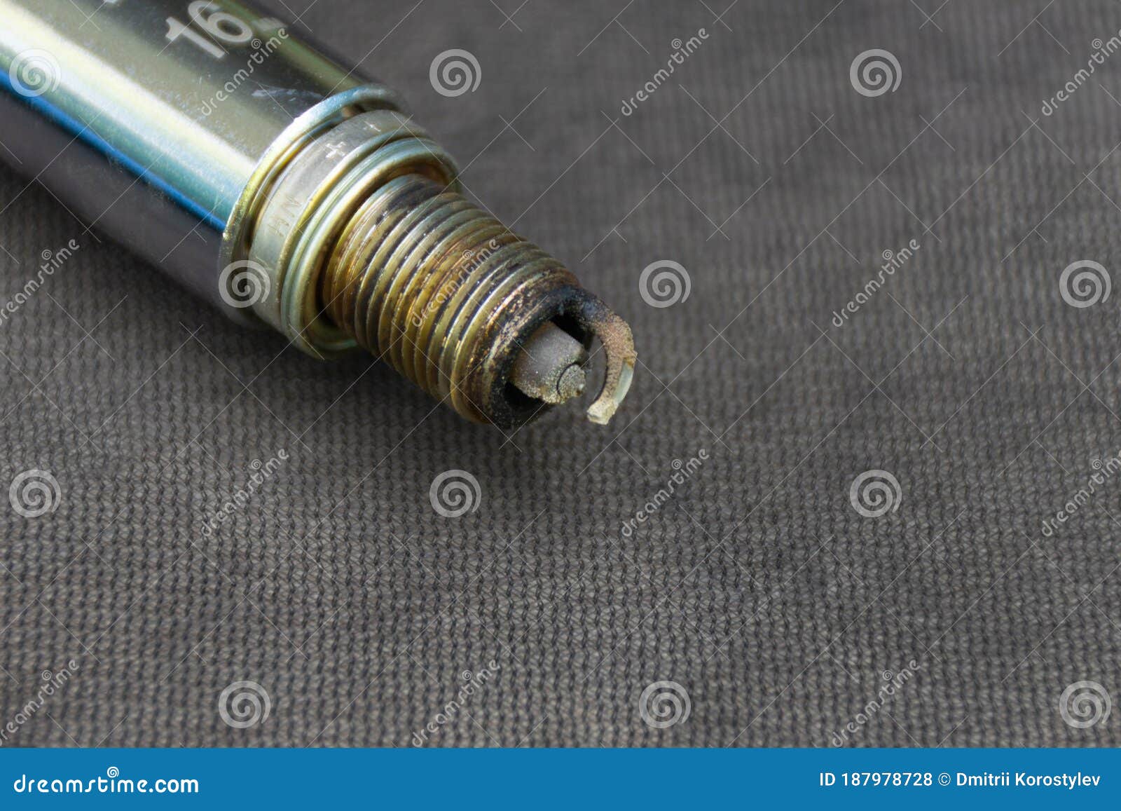 Soot On The Car Engine Cover Valves. Car Repair Royalty-Free Stock ...