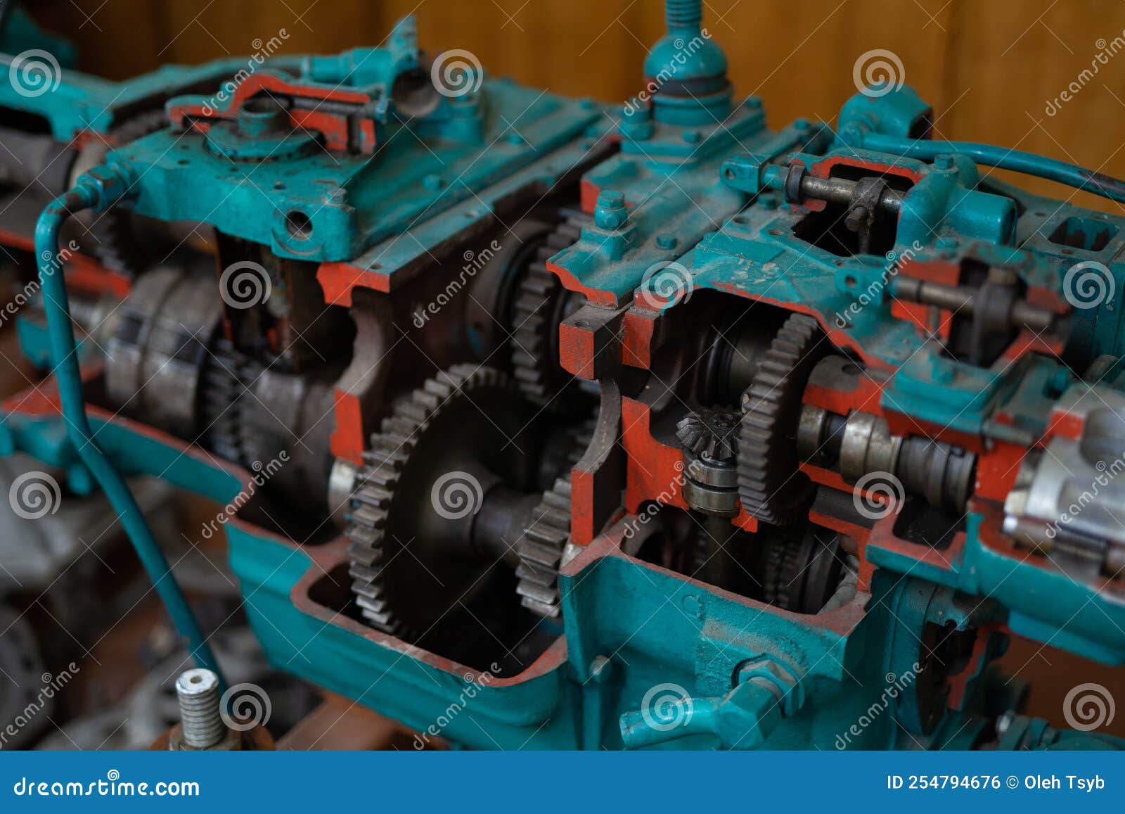 Internal Combustion Engine for the Car. Stock Photo - Image of ...