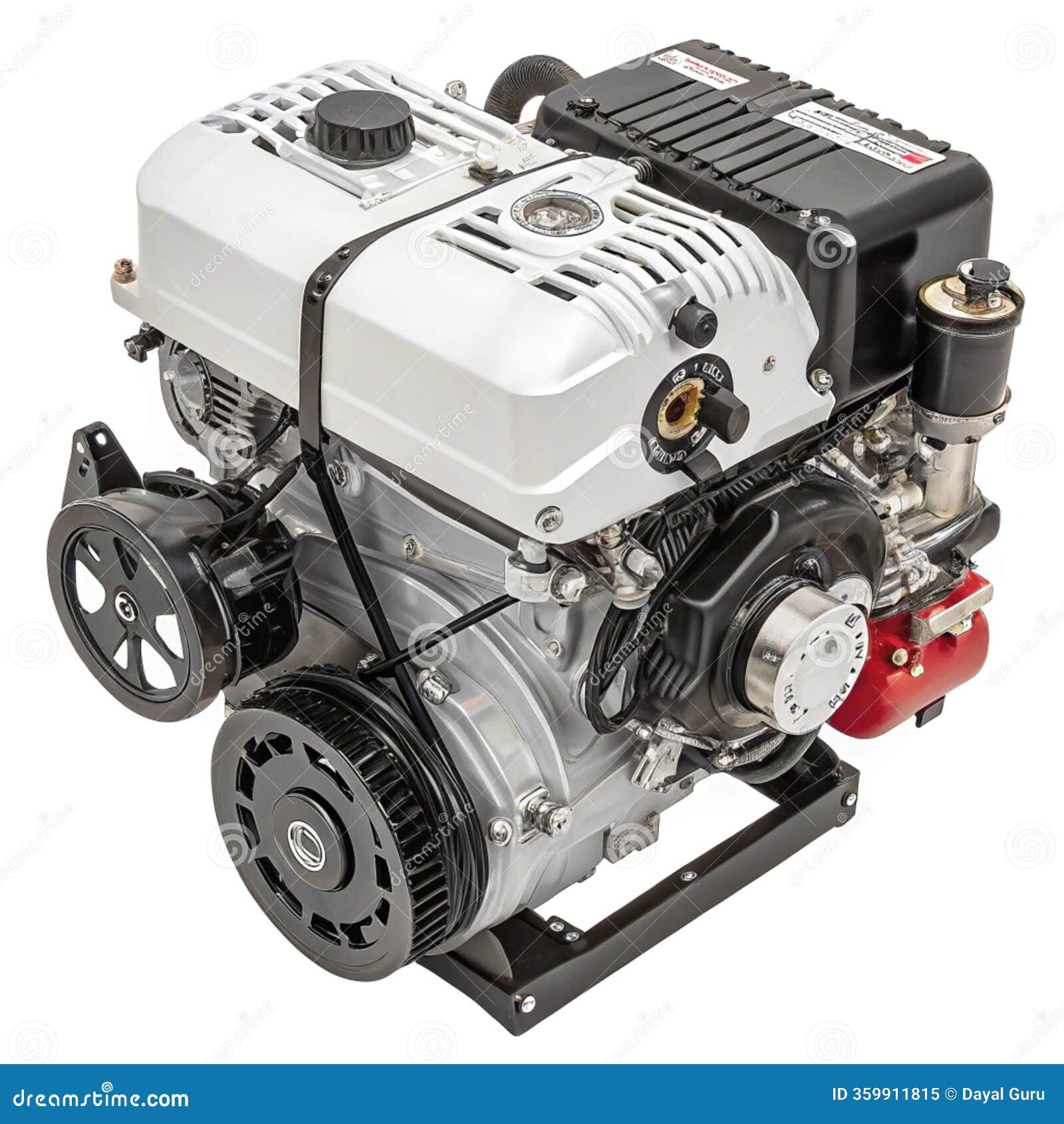 Internal Combustion Engine on Transparent Background Stock Illustration ...