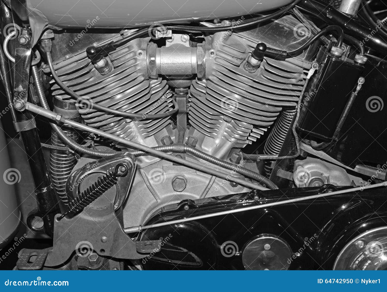 Internal Combustion Engine from Motorcycle Editorial Image - Image of ...