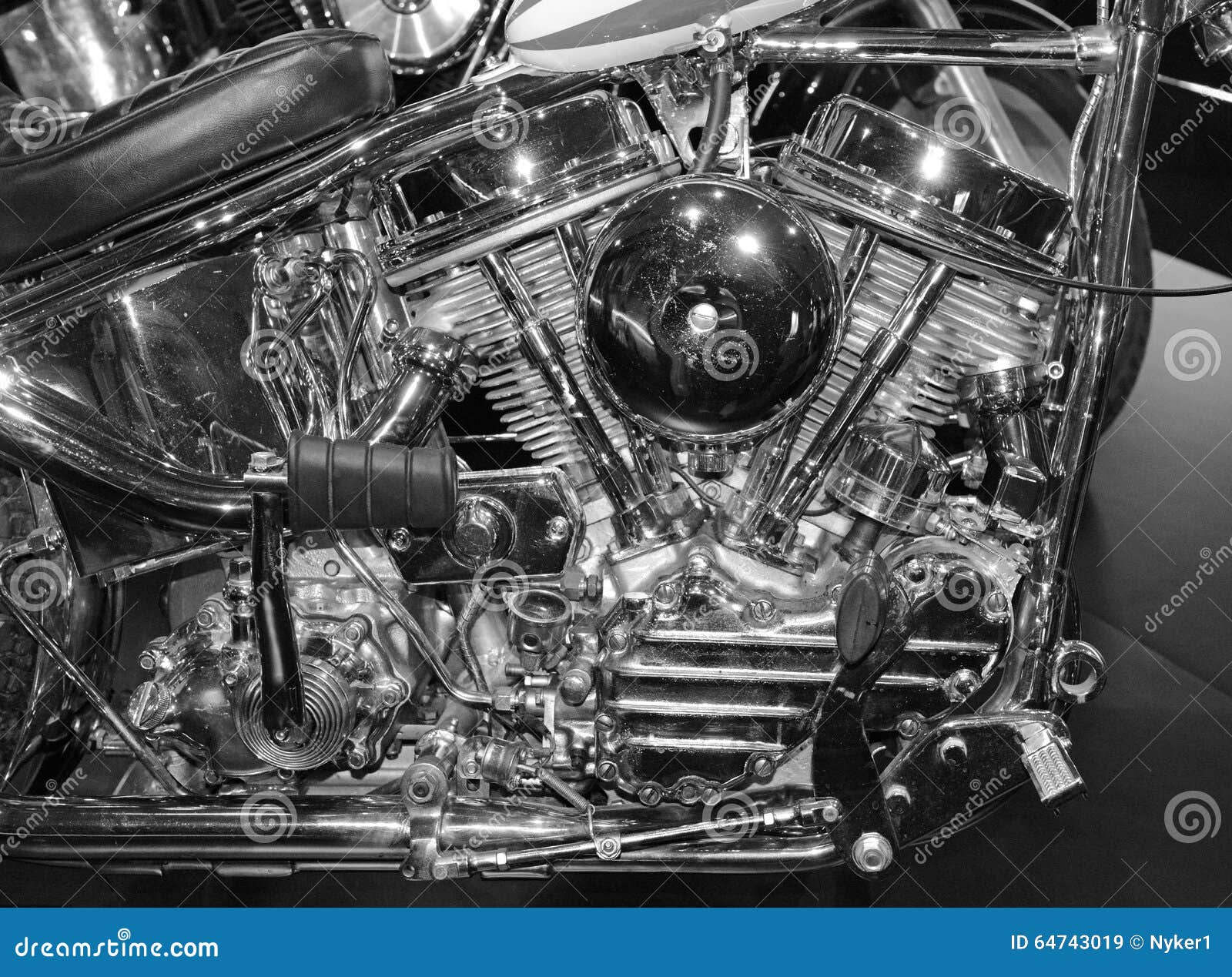 Internal Combustion Engine from Motorcycle Stock Image - Image of ...