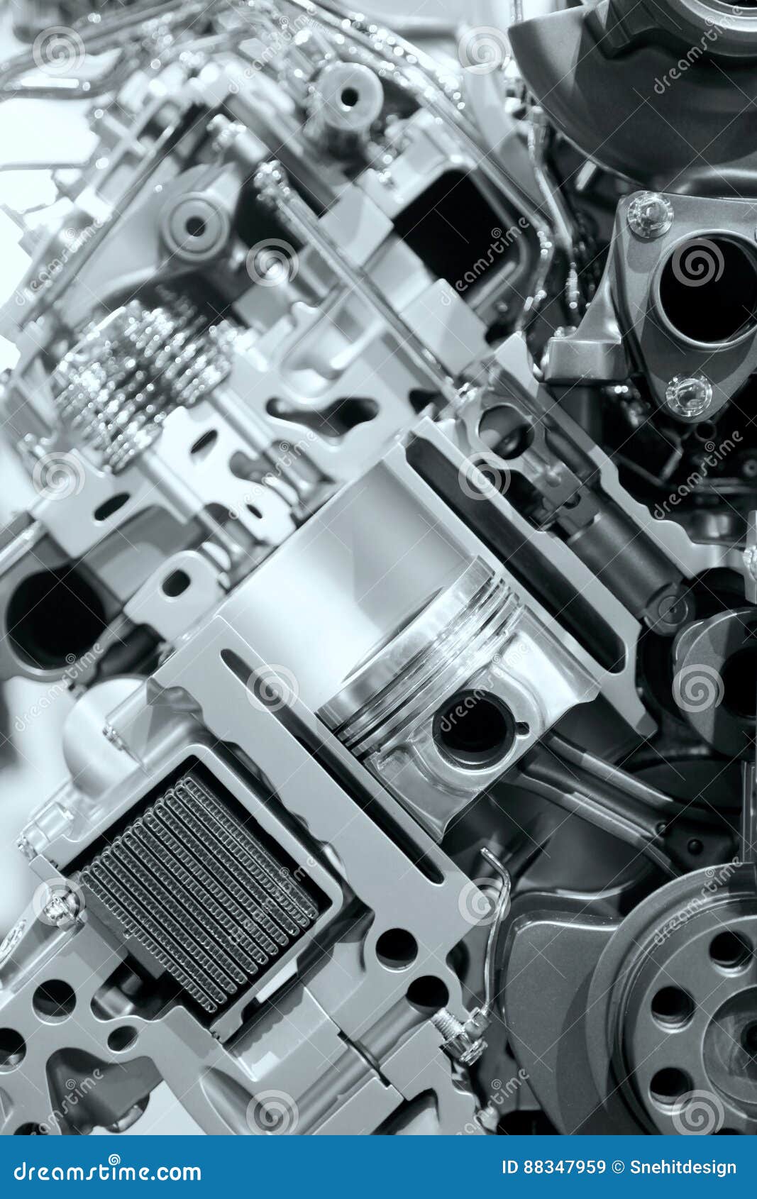 Internal combustion engine stock image. Image of mechanical - 88347959
