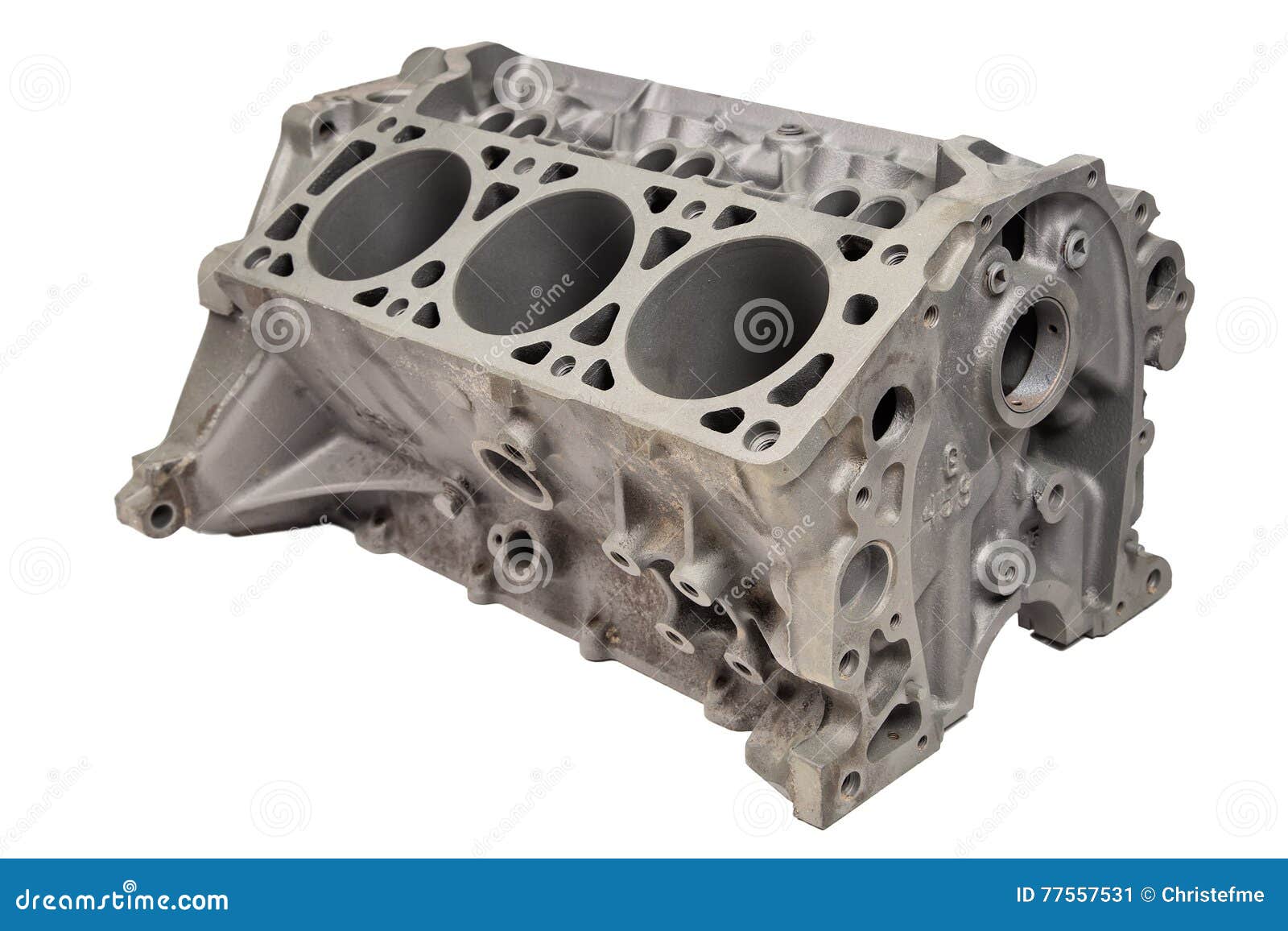 Internal Combustion Engine after Powder Coating Stock Image - Image of ...