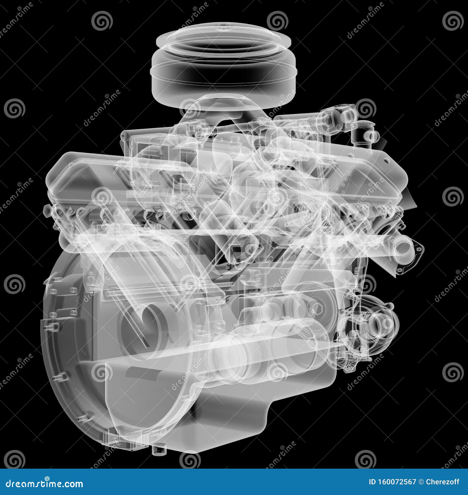 Internal Combustion Engine X-Ray Style Stock Illustration ... Internal Combustion Engine X-Ray Style Stock Illustration ...
