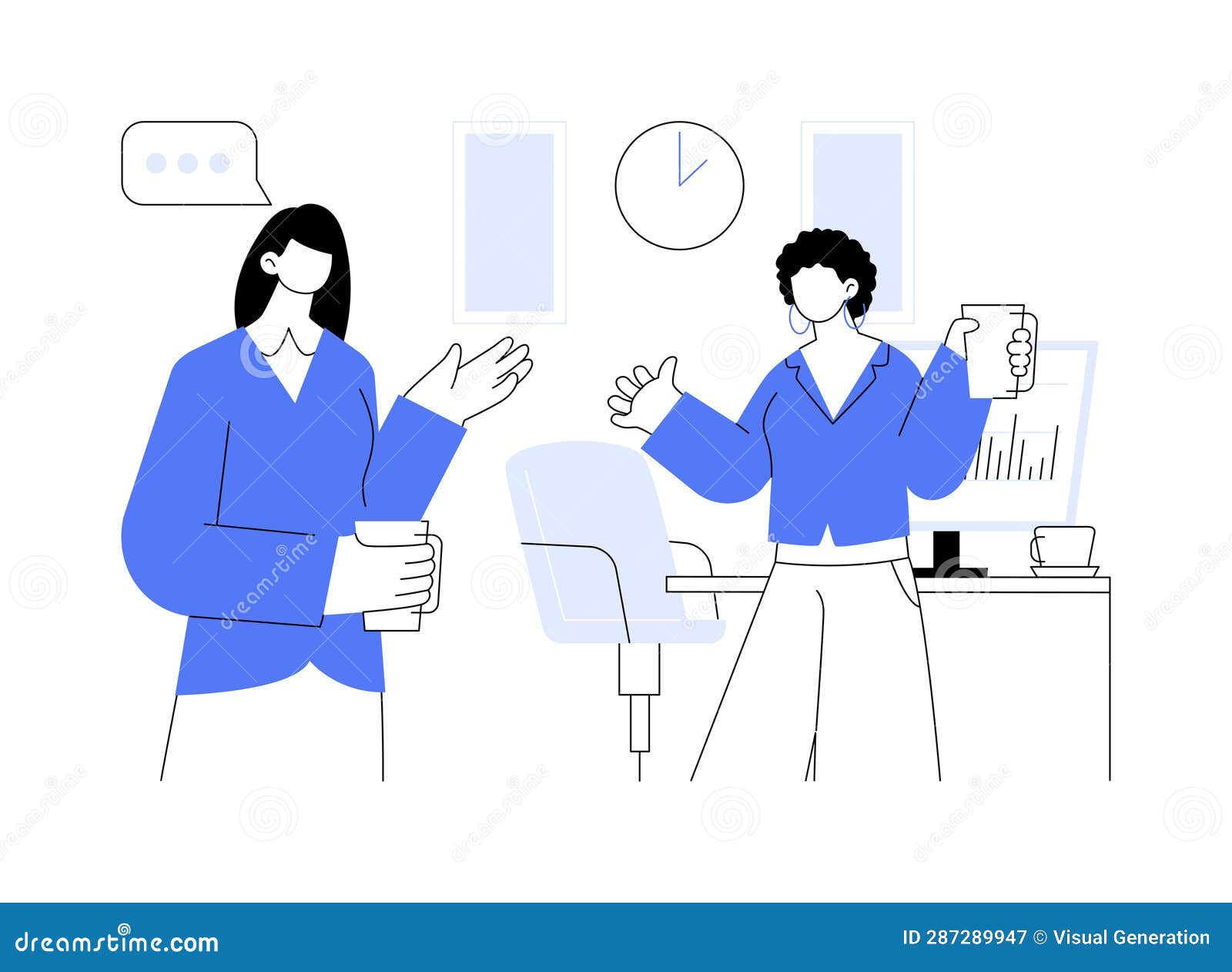 Internal Communication Abstract Concept Vector Illustration. Stock ...