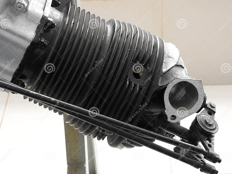 Internal Components and Parts of Aircraft Engine Stock Image - Image of ...