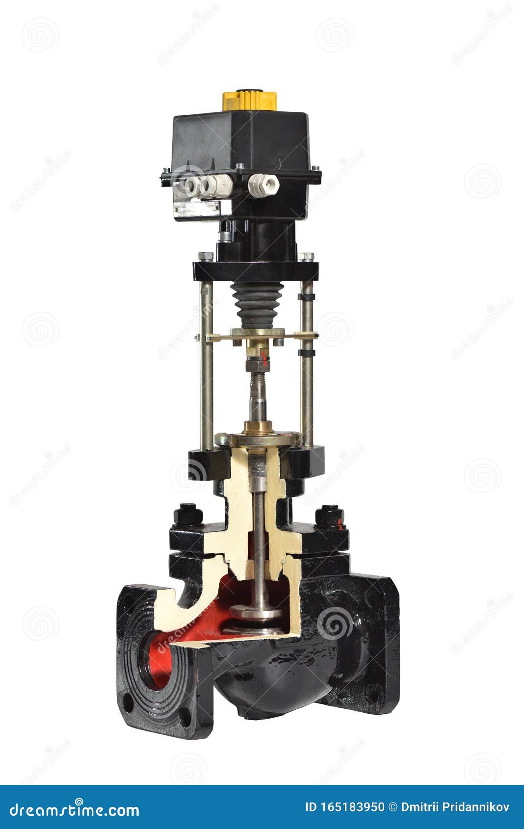 Internal Components of the Valve Design with Automatic Electro-actuated ...