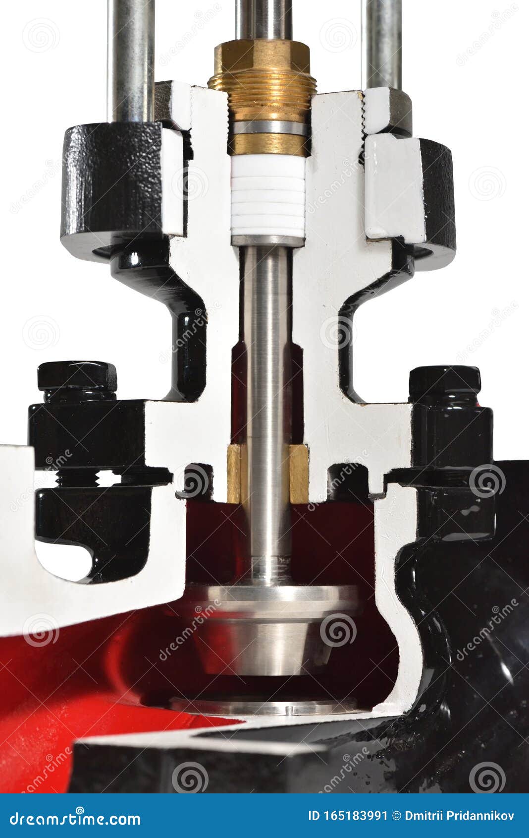 Internal Components of the Valve Design with Automatic Electro-actuated ...