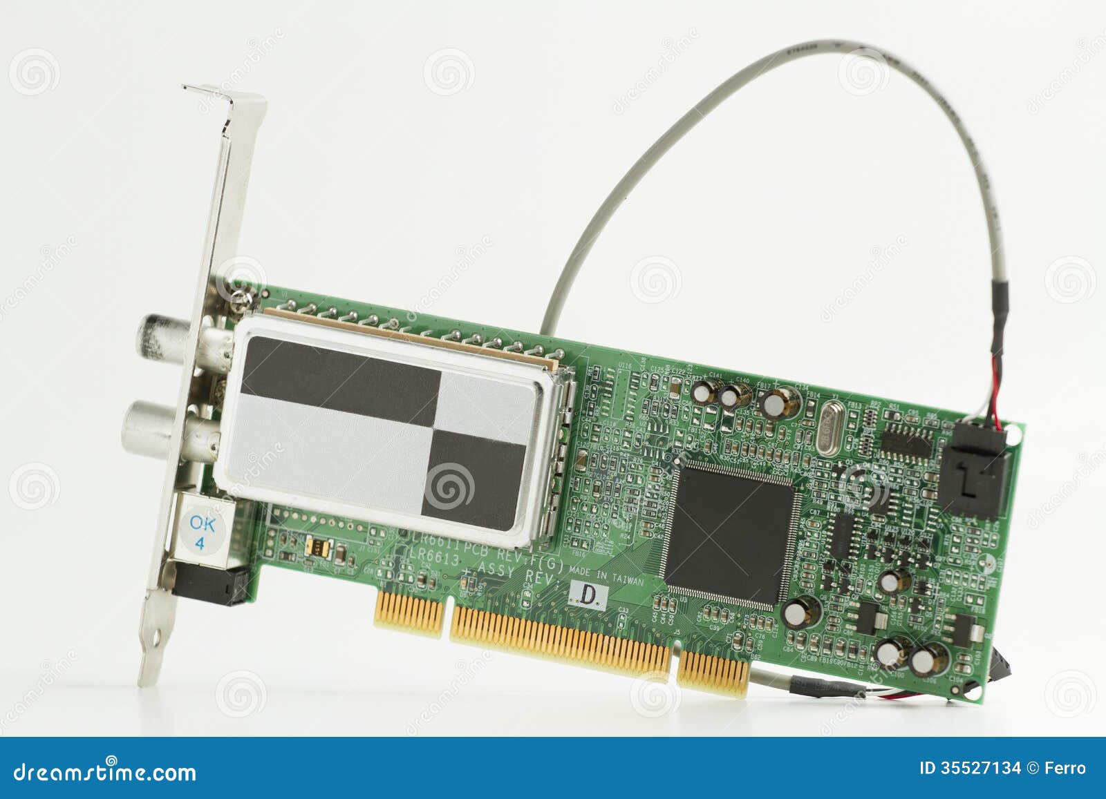 Internal Computer TV Tuner stock illustration. Illustration of ...