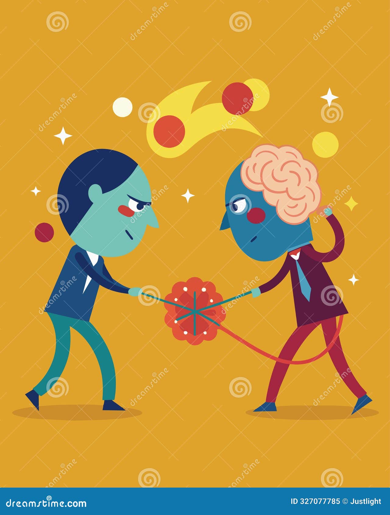 Logic And Intuition In Balance - Pictured As Words Logic, Intuition And ...