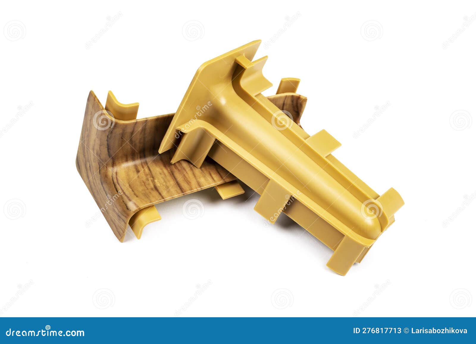 Internal Corners For Groove PVC Skirting Boards Royalty-Free Stock ...