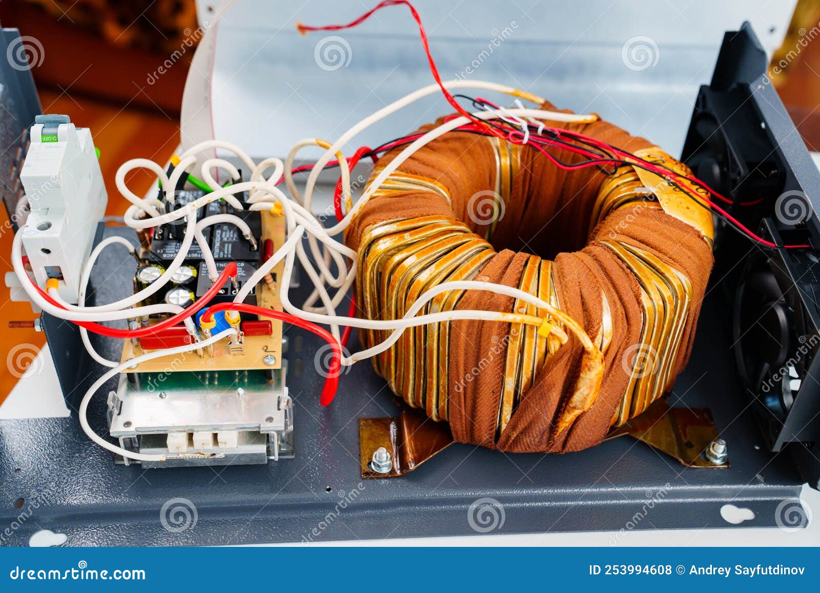 Internal Device of Electrical Appliance, Voltage Stabilizer. Copper ...