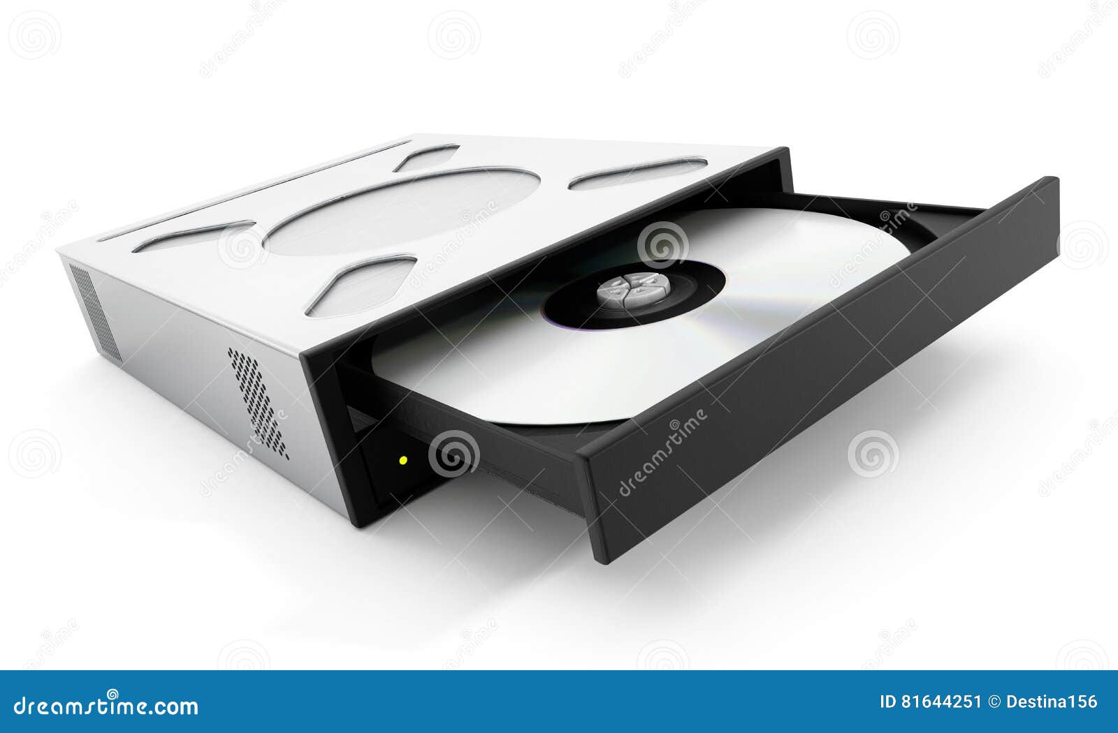 Internal Disc Drive. 3D Illustration Stock Illustration - Illustration ...