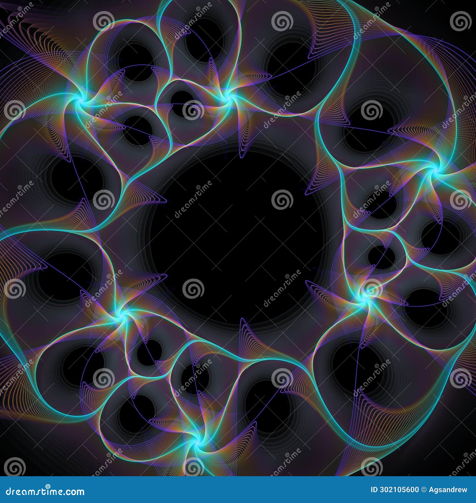 Internal Dissonance stock illustration. Illustration of geometry ...