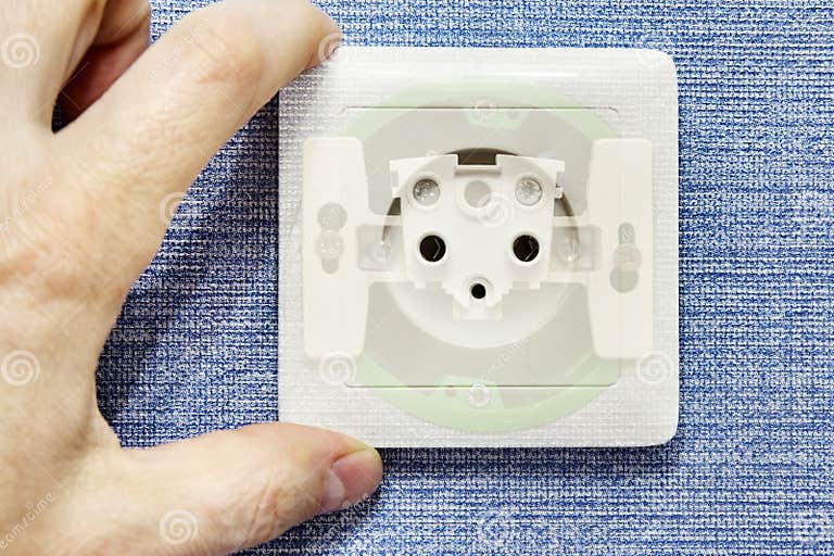 Internal Electric Power Point Module Under Cover Stock Image - Image of ...