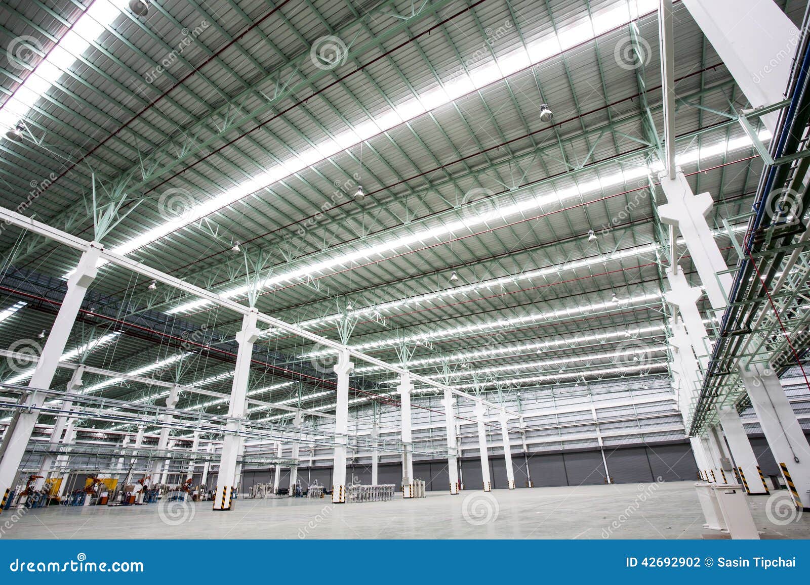 Internal factory buildings stock photo. Image of hall - 42692902