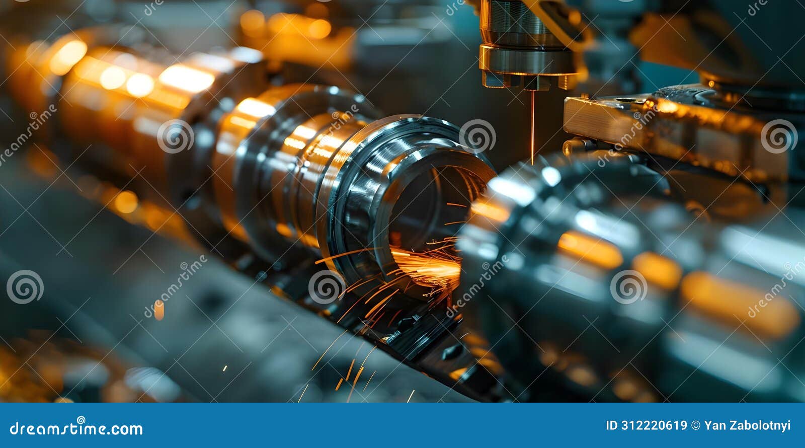 Internal Grinding of Cylindrical Part with Metal Tool. Concept ...